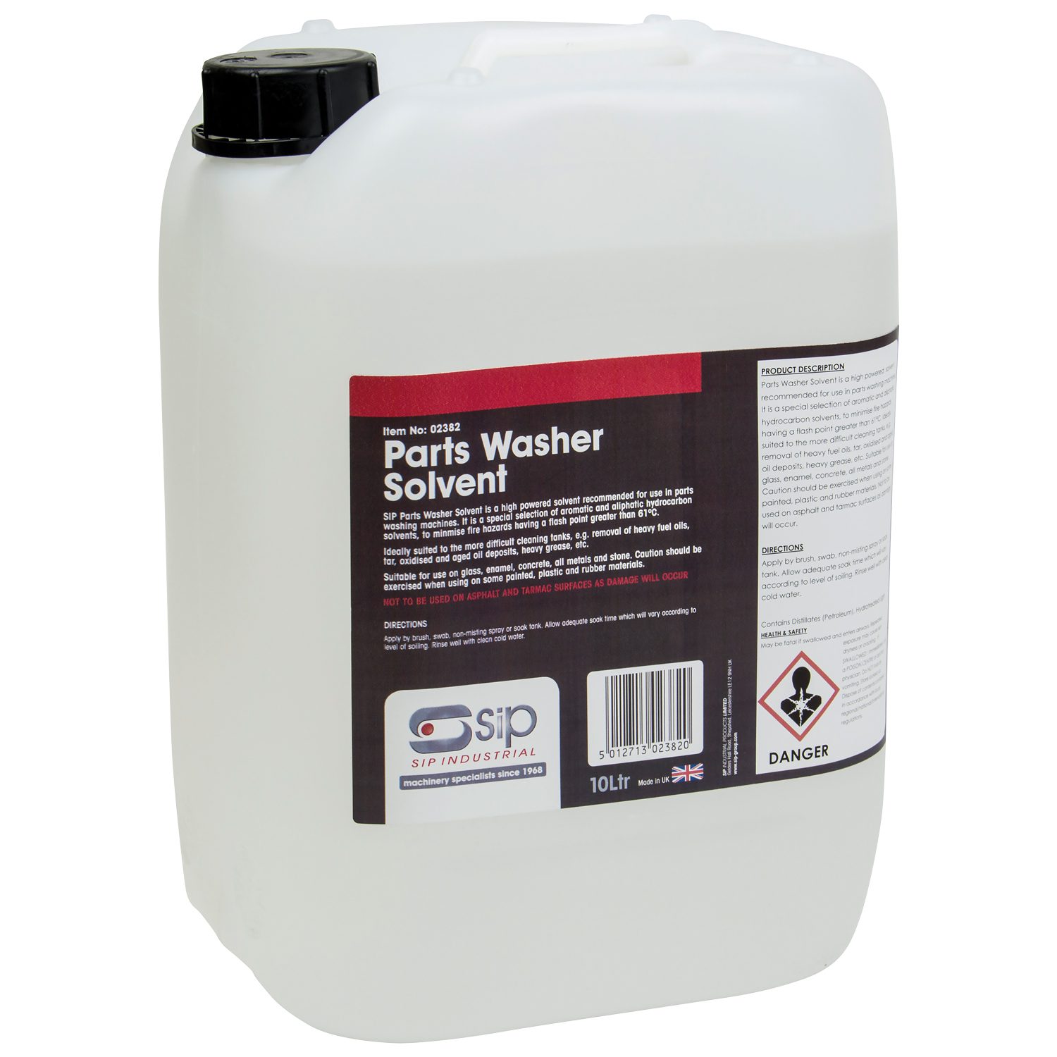 SIP 10ltr Parts Washer Solvent | Poolewood