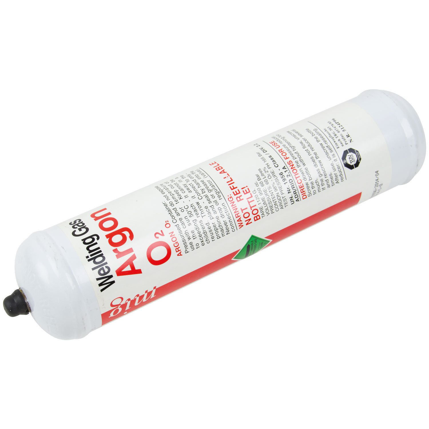 SIP 390g Argon/O2 Disposable Gas Bottle | Poolewood